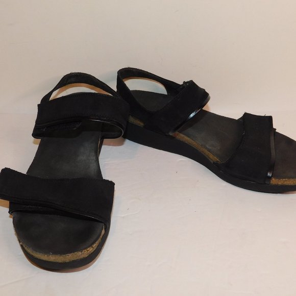 Naot | Shoes | Naot Black Sandals Made In Israel Size 39 | Poshmark